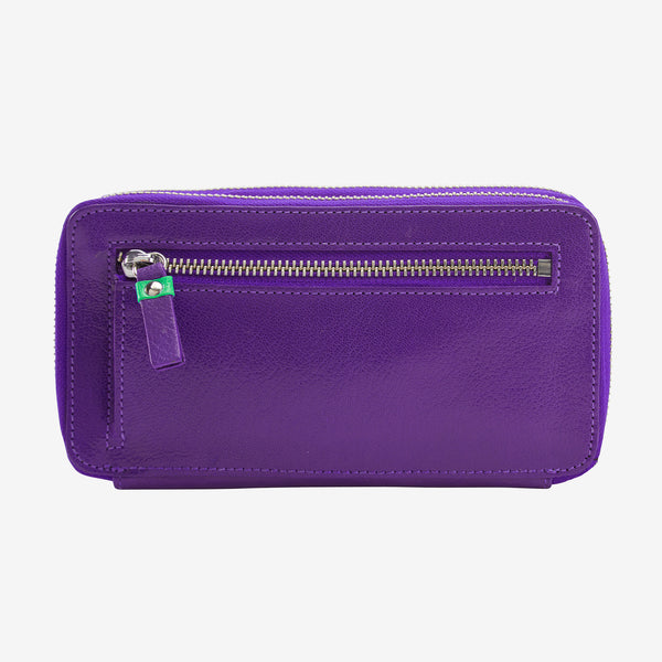 Siam Double Zip Clutch Wallet - Tusk